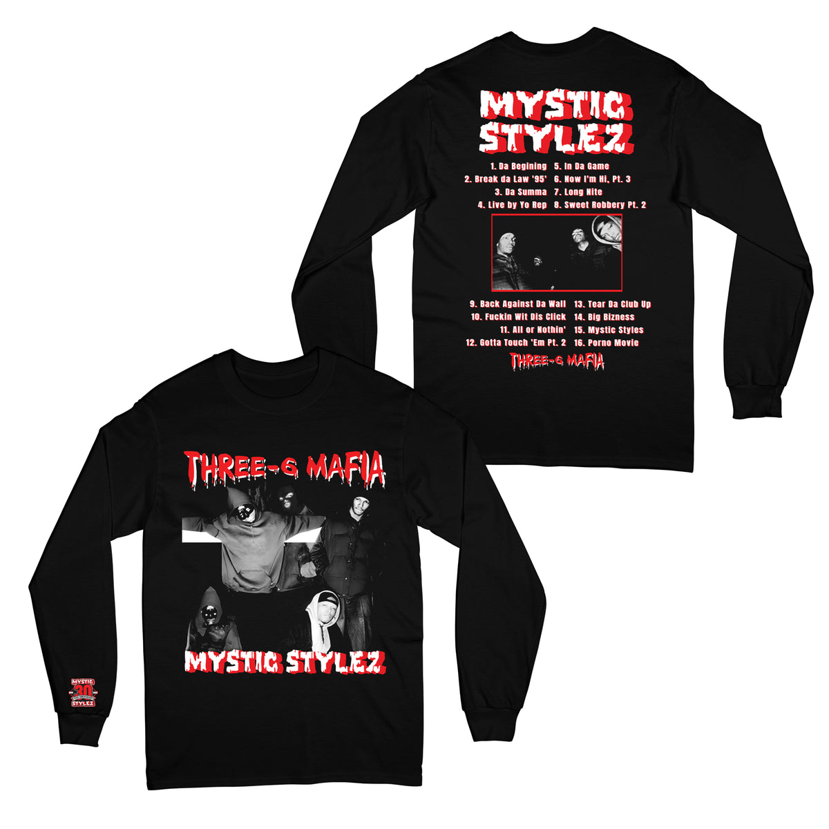 Mystic Stylez "30 Year Anniversary" Long Sleeve – three6mafiamerch