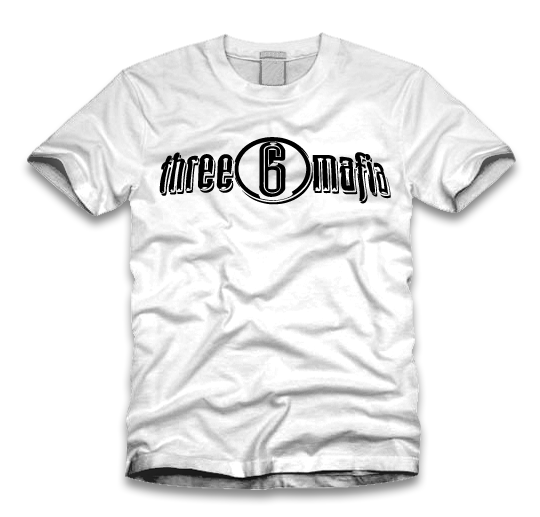 Three 6 Mafia "Tee" White.